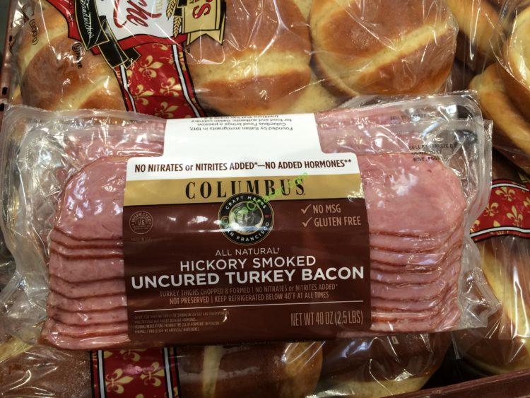 Columbus Smoked Turkey Bacon 2 5 Pound Package CostcoChaser