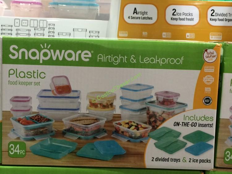 Snapware 34PC Plastic Total Solutions Food Storage Set – Costco Chaser