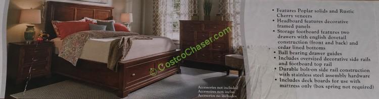 Universal Furniture Broadmoore Queen / Cal King Bed With Storage ...