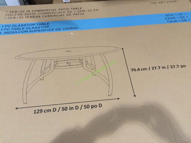 Kirkland Signature Commercial 50” Round Table – Costco Chaser