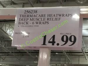 Thermacare Heatwraps Deep Muscle Relief Back- 6 Wraps – Costco Chaser