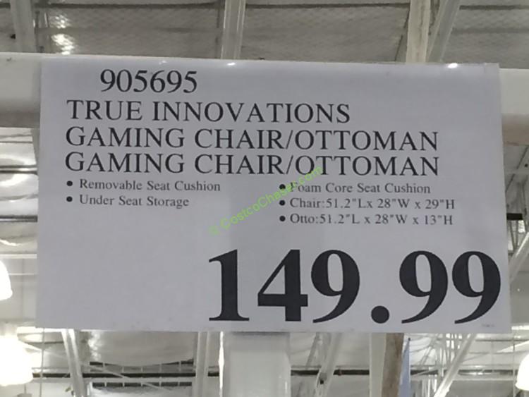 True Innovations Gaming Chair/Ottoman – CostcoChaser