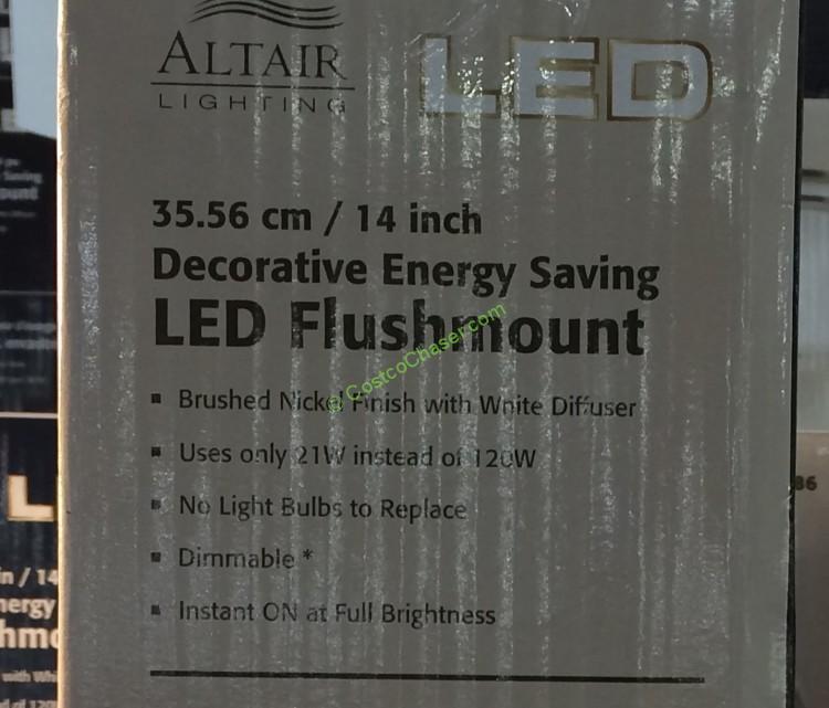 Altair Lighting 14” Flushmount LED Light Fixture – CostcoChaser