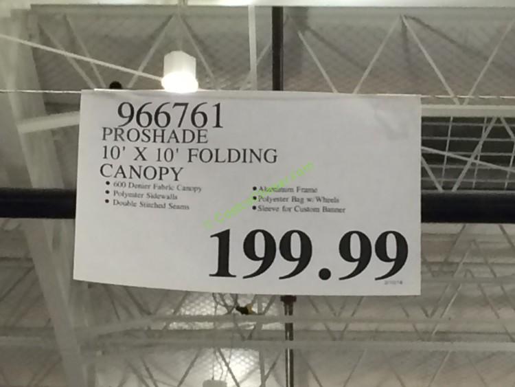 costco-966761-proshade-10-10-folding-canopy-tag – Costco Chaser
