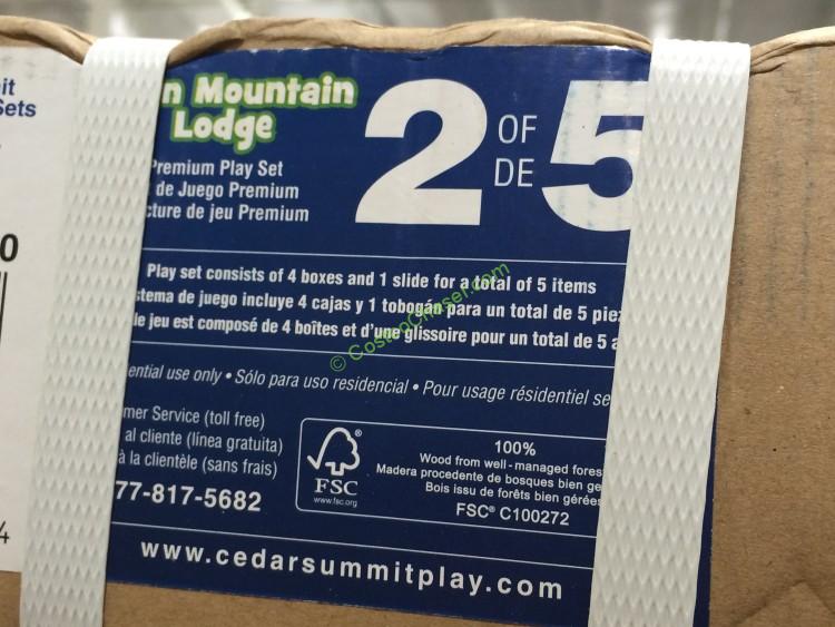 Solowave Twin Mountain Lodge 2 Slide Cedar Plays – CostcoChaser