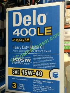 Chevron Delo 400 15W/40 Motor Oil 3/1 Gallon Case – CostcoChaser