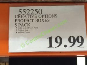 Creative Options Project Boxes 5 Pack – CostcoChaser