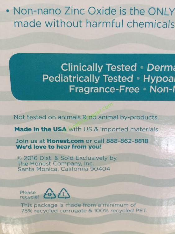 The Honest Company Honest Mineral Sunscreen SPF 50+ , 2/3 oz – Costco ...