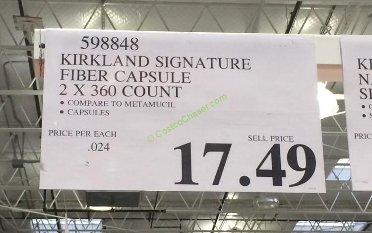 Kirkland Signature Fiber Capsule 2 X 360 Count – CostcoChaser
