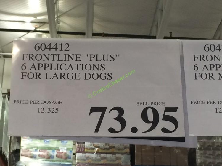 Frontline “Plus” 6 Applications for Dogs – CostcoChaser