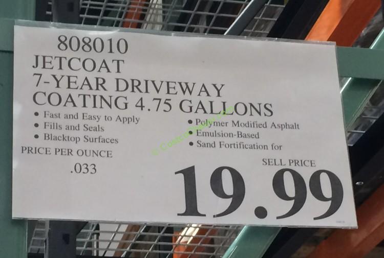 Jetcoat 7-year Driveway Coating 4.75 Gallons – CostcoChaser