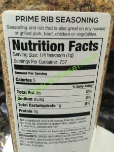 Flavor connections Prime Rib Seasoning 26 Ounce Container – CostcoChaser