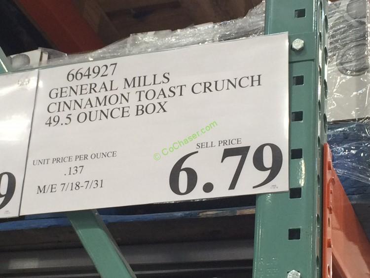 Costco-664927-General Mills-Cinnamon-Toast-Crunch-tag – Costco Chaser