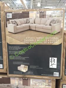 Bainbridge 4PC Fabric Sectional Model# COU4254A-29-4PCSET-K – CostcoChaser