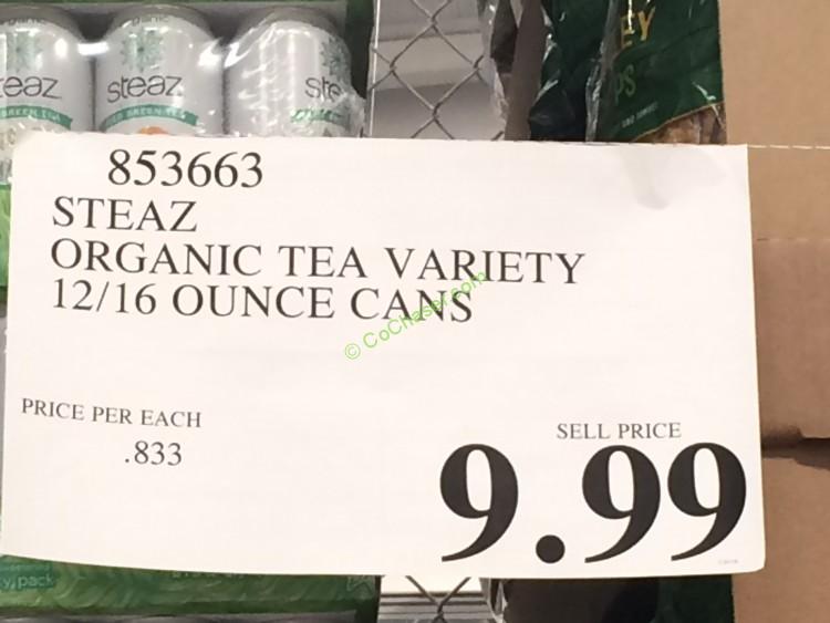 Costco-853663- Steaz-Organic-Tea-Variety-tag – Costco Chaser