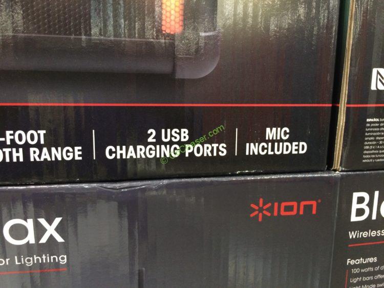 ION Block Rocker Max Speaker with Lights Model # IPA76C2 – CostcoChaser