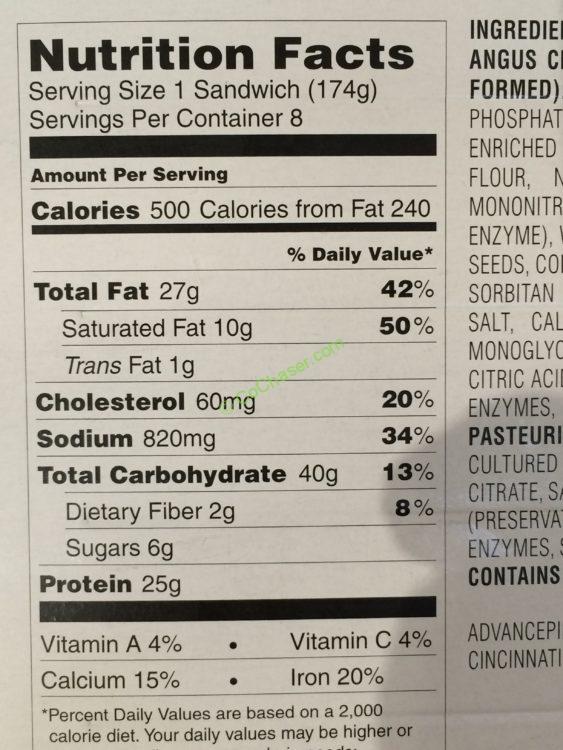 Costco-563891-Pierre-Signatures-Angus-Cheeseburger-chart – Costco Chaser