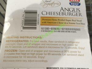 Pierre Signatures Angus Cheeseburger 8 Count Box – CostcoChaser