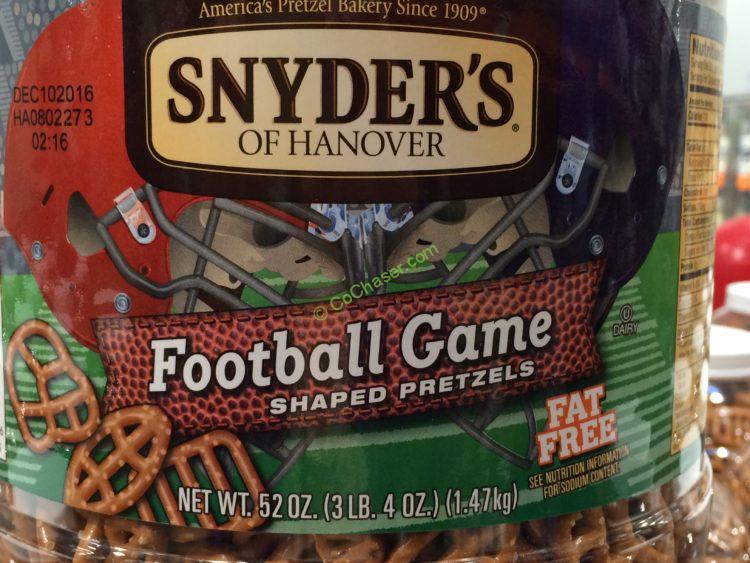 Snyder’s Football Game Pretzels 52 Ounce Container – CostcoChaser