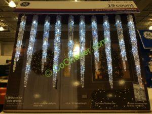 GE 19 Count Twinkling LED Molded Icicle Lights – Costco Chaser