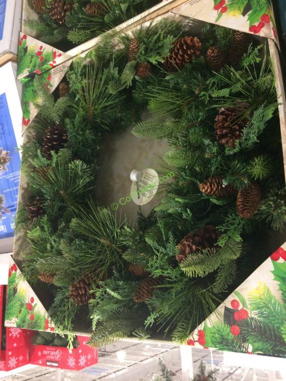 32″ Battery Operated LED Dual Color Wreath – CostcoChaser