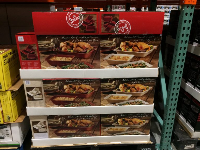 3PC Beaded Bakeware Set – Costco Chaser