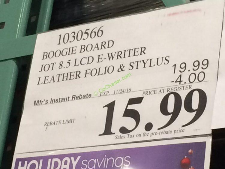 Costco-1030566-Boogie-Board-Jot-8.5-LCD-eWriter-tag – Costco Chaser