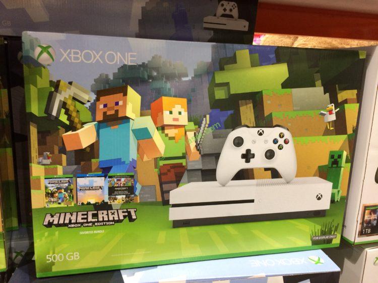 Microsoft Xbox One S Console Minecraft Bundle – Costco Chaser