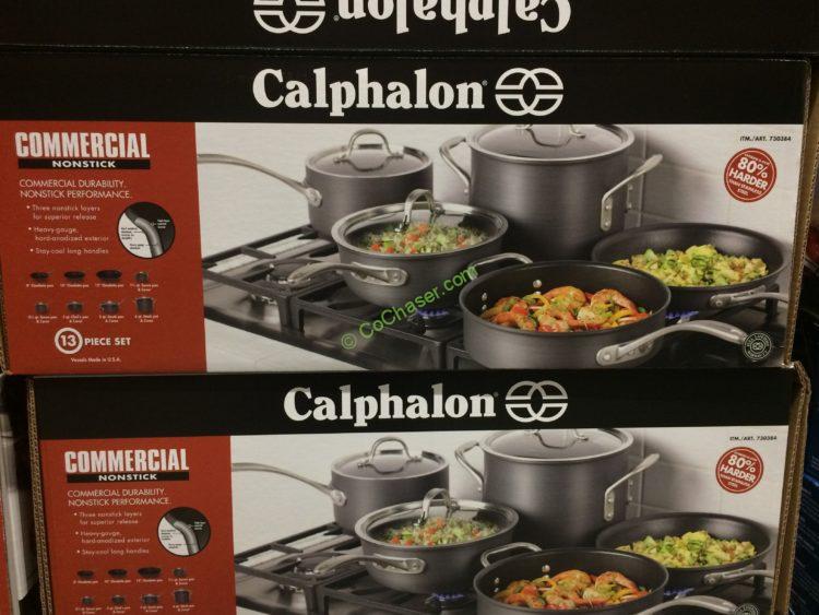 Calphalon 13-pc Commercial Hard Anodized Cookware Set – CostcoChaser
