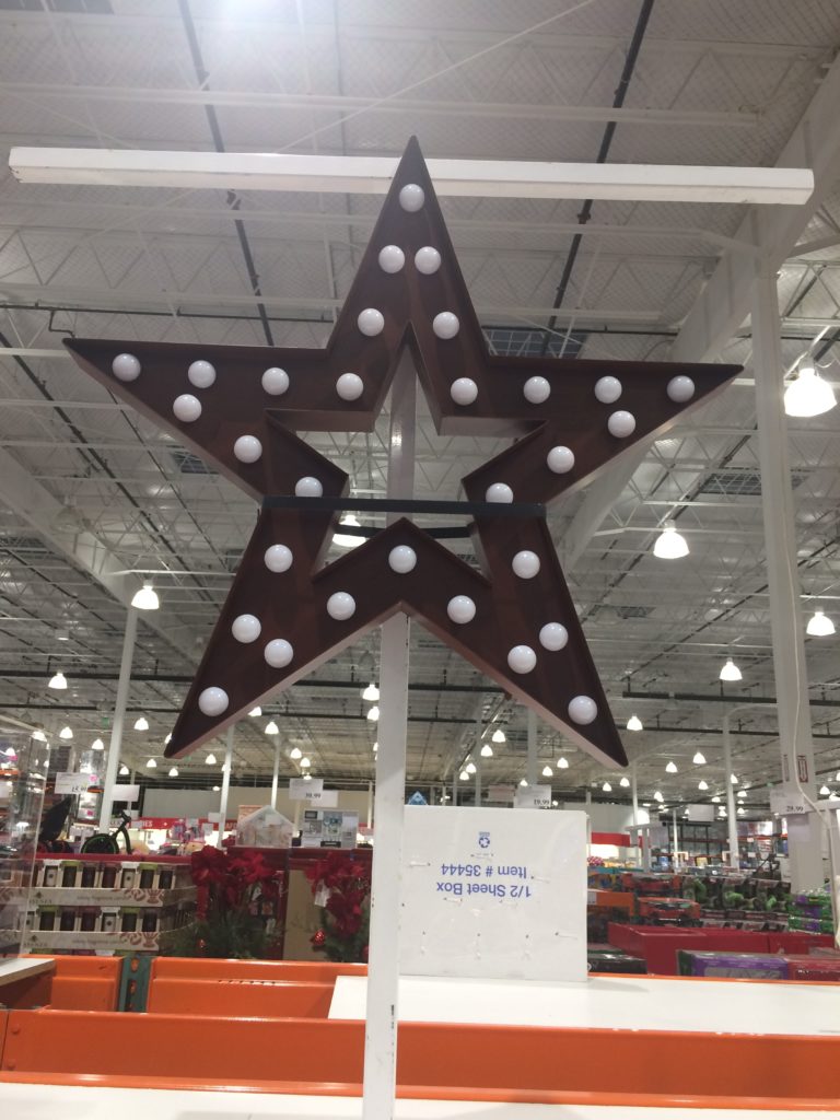 LED Metal Marquee Illuminated Star – Costco Chaser