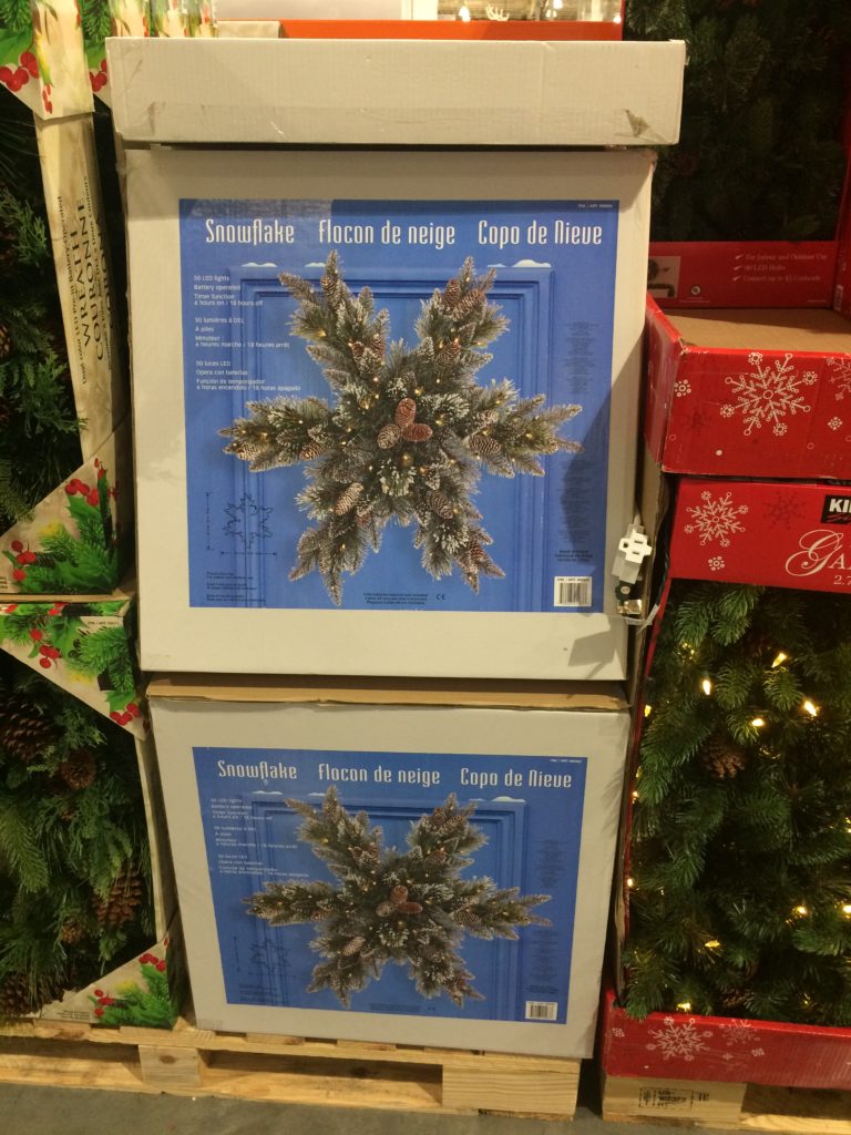 32″ LED Snowflake Shaped Wreath – Costco Chaser