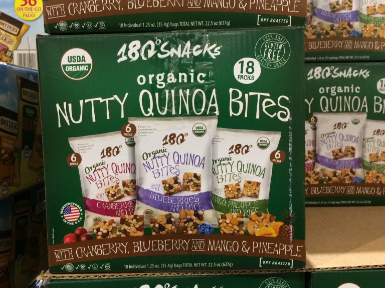 180 Snacks Organic Quinoa Bites 18 Count Box – Costco Chaser