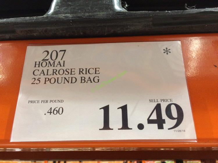HOMAI Calrose Rice 25 Pound Bag – CostcoChaser