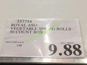 Royal Asia Vegetable Spring Rolls 50 Count Box – CostcoChaser