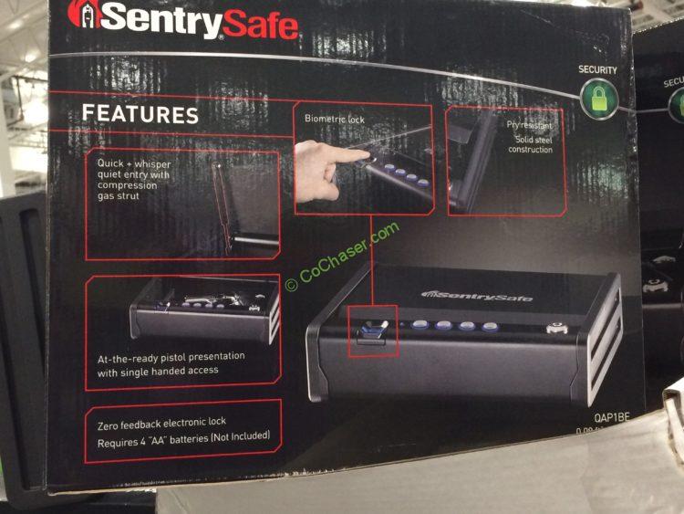 Sentry Safe Quick Access Biometric Safe. Model# QAP1BE – CostcoChaser