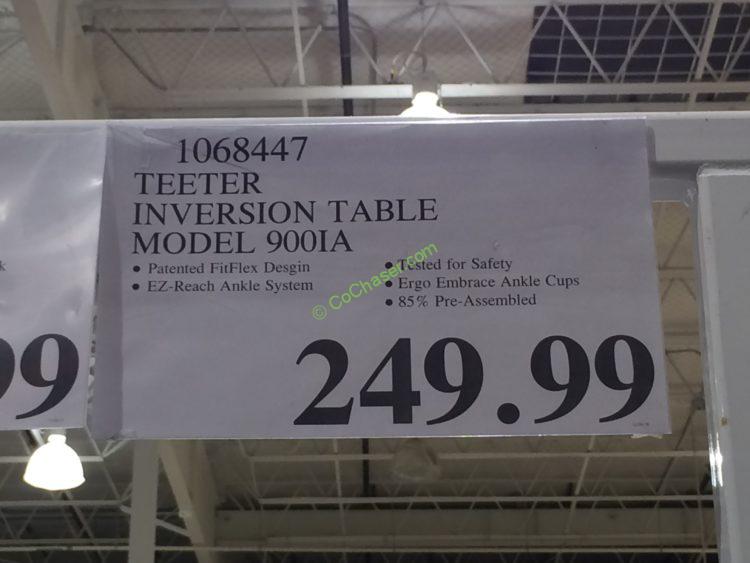 Costco-1068447-Teeter-Inversion-Table-Model900IA-tag – Costco Chaser