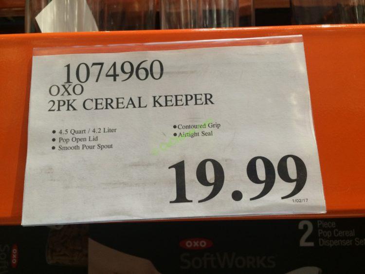 Costco-1074960-OXO-2PK-Cereal-keeper-tag – Costco Chaser