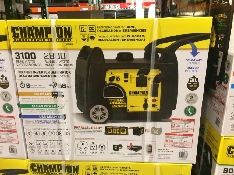 Champion Power Inverter Generator 2800 Running Watts, Model#100158 ...