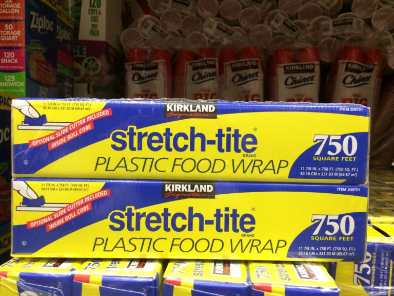 Kirkland Signature Stretch-Tite 12″ Premium Plastic Food Wrap 2-pack ...
