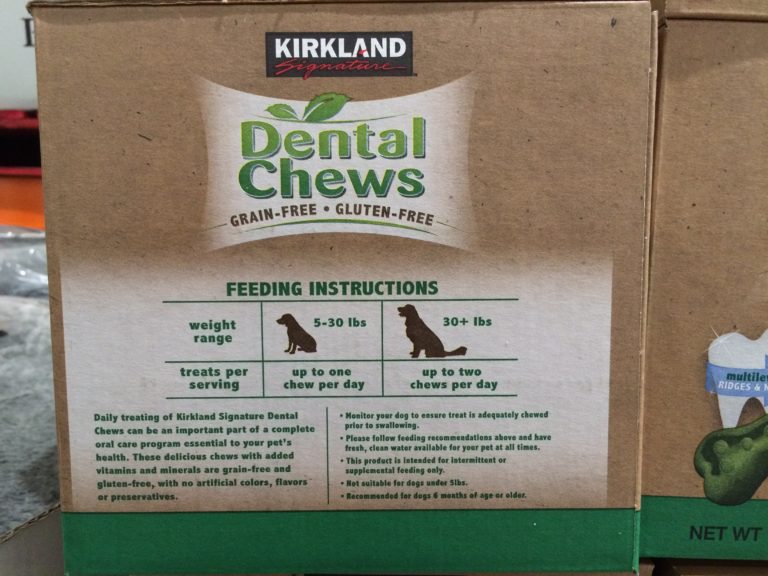 Kirkland Signature Grain Free Dental Chew 72 count – CostcoChaser