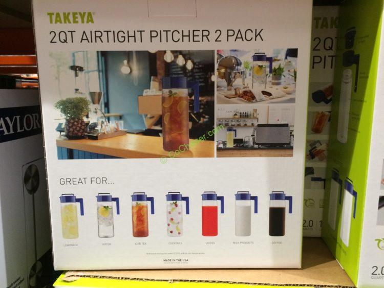Takeya USA 2 QT Airtight Pitcher 2 Pack – Costco Chaser
