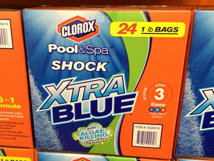 Clorox Pool Spa Xtra Blue Shock 24 pack CostcoChaser