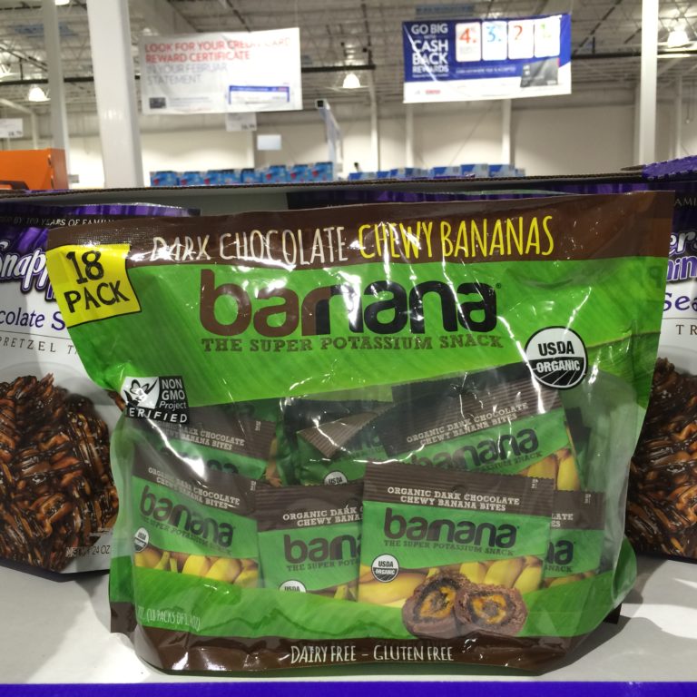 Barnana Dark Chocolate Bananas 18 Count Bag – Costco Chaser