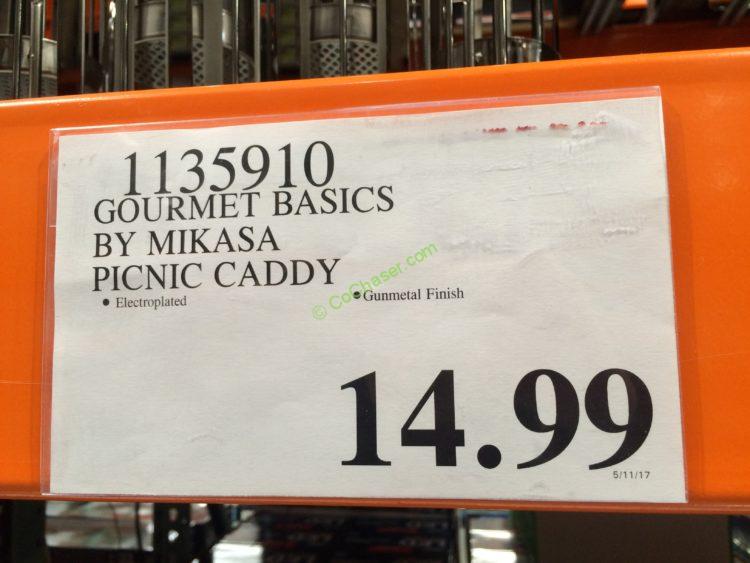 Costco-1135910-Gourmet-Basics-By-Mikasa-Picnic-Caddy-tag – Costco Chaser