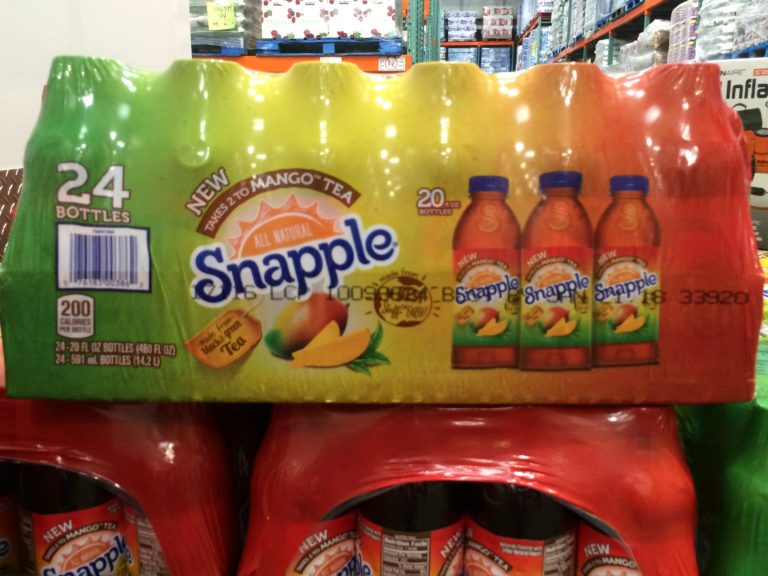 Snapple Mango Tea 24/20 Ounce Bottles – Costco Chaser