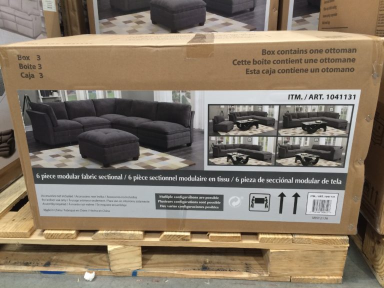 6PC Modular Fabric Sectional, Model#MNY2136 – CostcoChaser