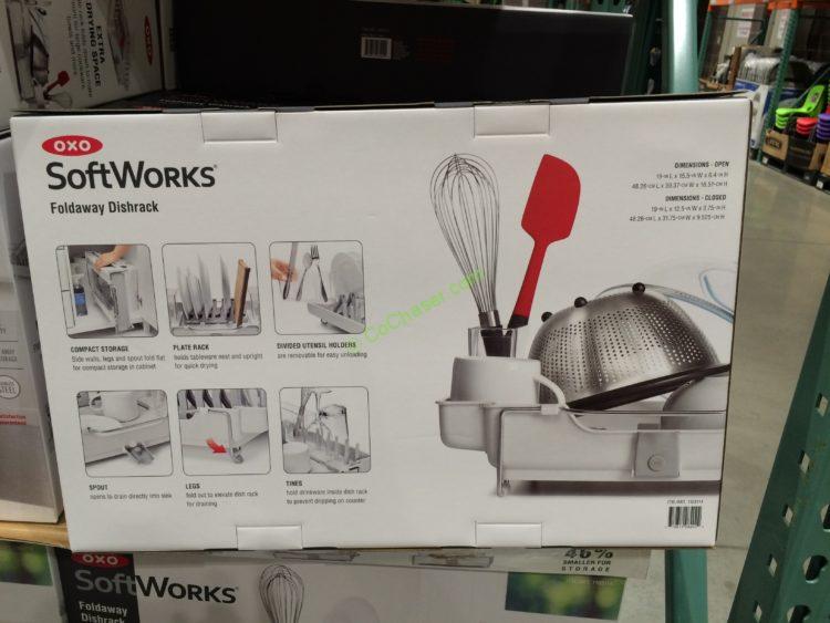 Costco-1103114-OXO-Foldaway-Dish-Rack-use – Costco Chaser