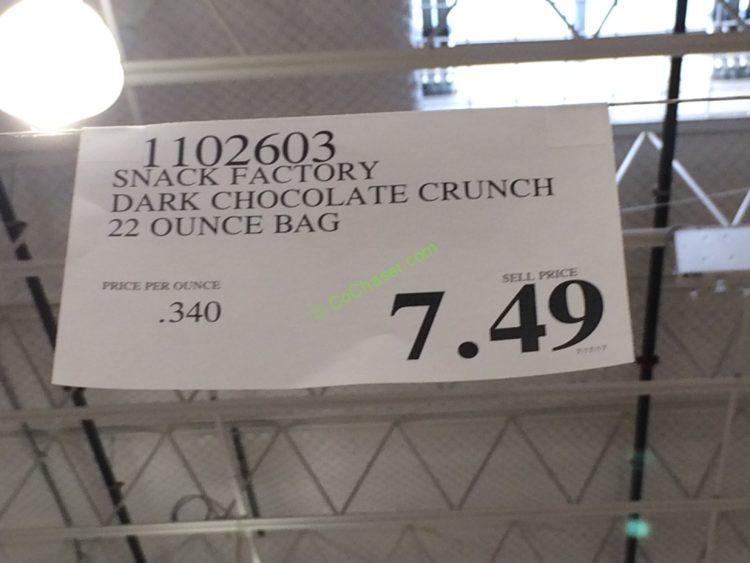 Costco-1102603-Snack-Factory-Dark-Chocolate-Crunch-tag – Costco Chaser