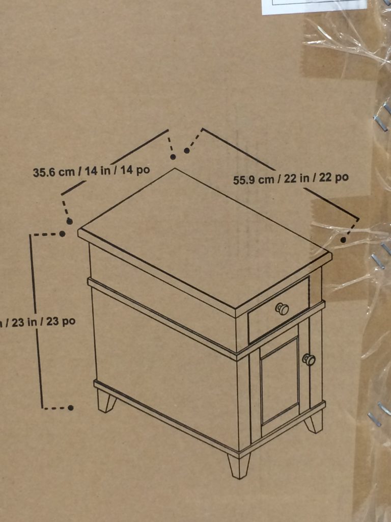 Universal Broadmoore Chairside Table – CostcoChaser