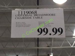 Universal Broadmoore Chairside Table – CostcoChaser